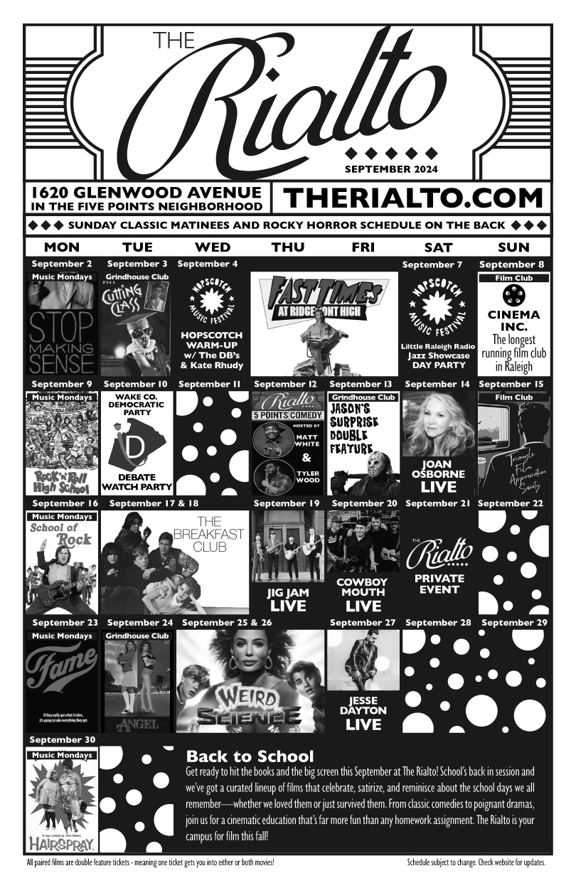 The Rialto's Calendar of Events - The Rialto Theatre